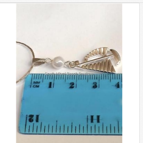 South Miami Beach Boutique | Jewelry | Silver Pearl Sailboat Necklace ...